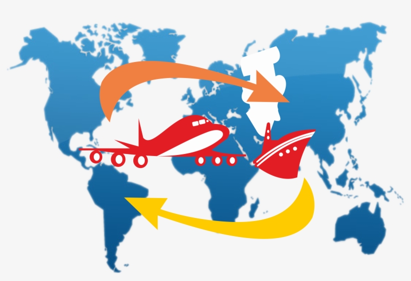 Shree Ganesh Logistic And Couriers - European Subcontinent On A World ...