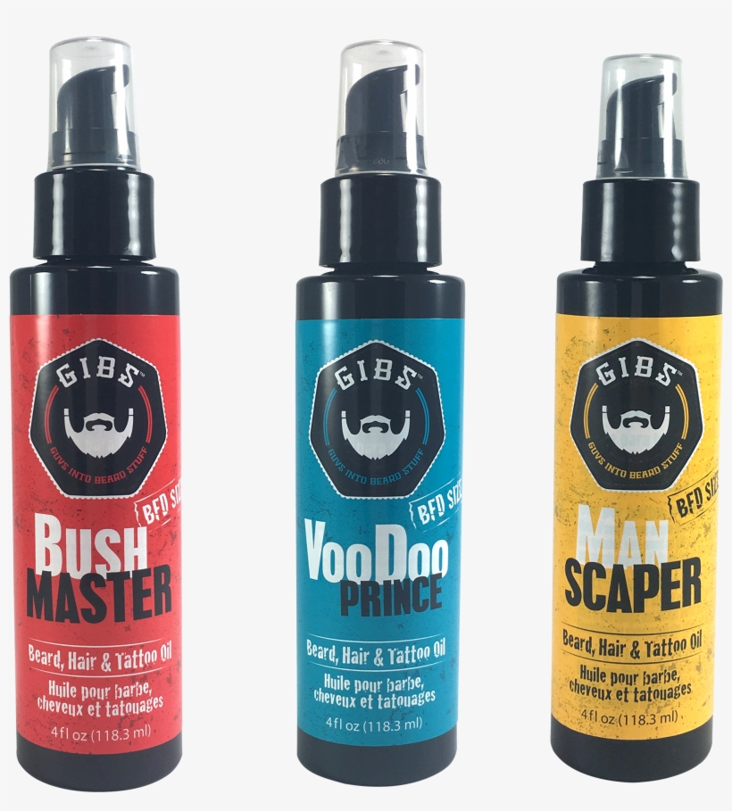 Gibs Beard Hair And Tattoo Oil Manscaper 1oz - 2365x2375 PNG Download ...