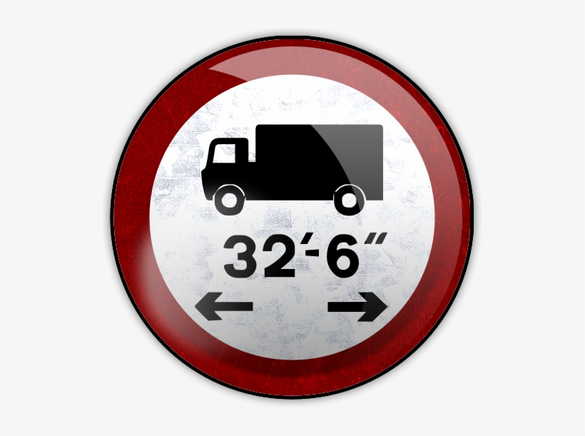 Lorry Icon Png - No Vehicles Over Length Shown - 531x531 PNG Download ...