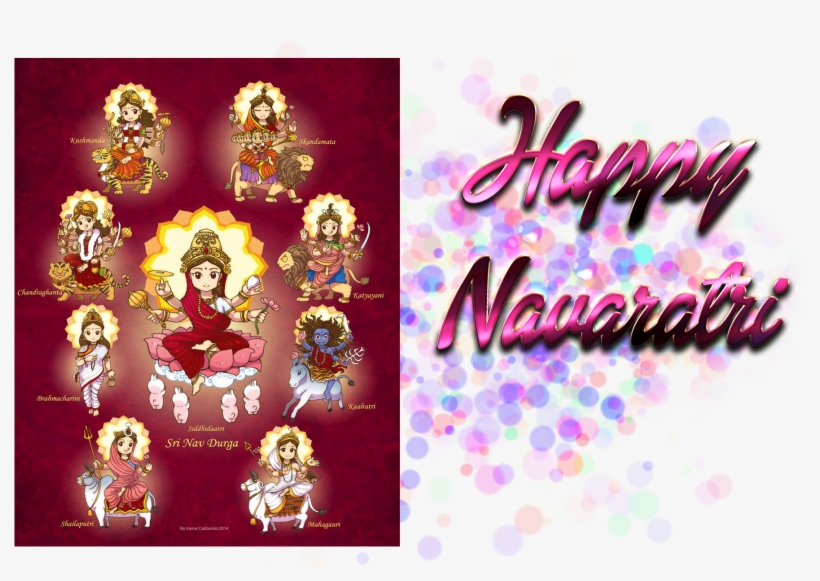 Nav Durga - 1920x1200 PNG Download - PNGkit