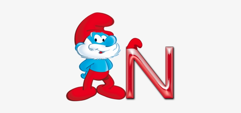 Free Alphabet, Smurf Alphabet, A-z, Png Graphics, Letter - Smurfs ...