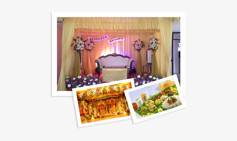 Marriage Hall, Mandapam & Sadyalayam - Dish - 513x430 PNG Download - PNGkit