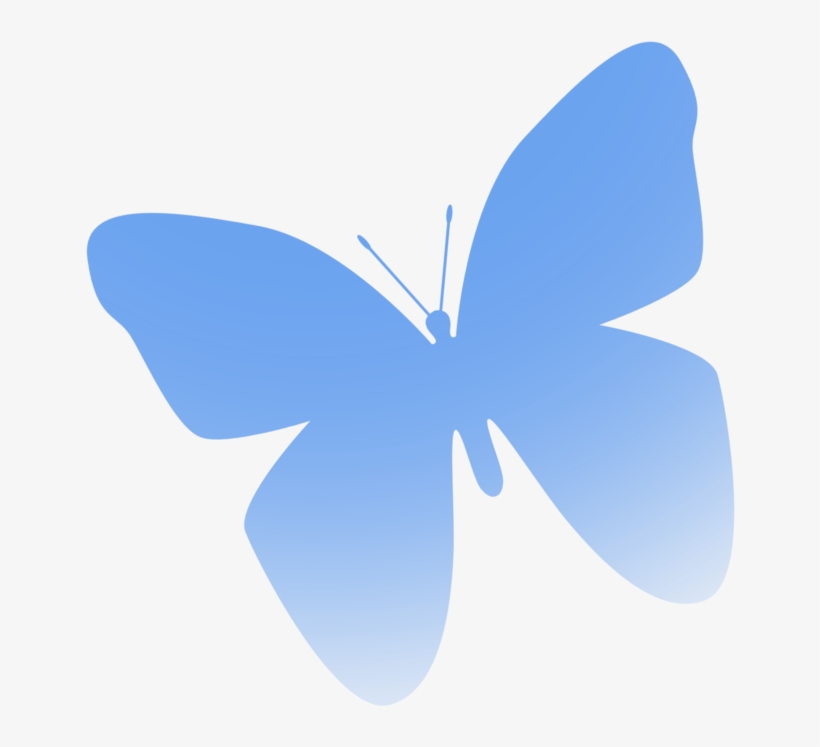 Png Simple Butterfly By Ucurmi - Butterfly Blue Png Clipart - 900x1780 ...