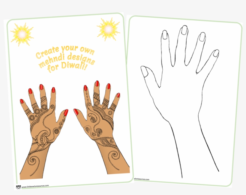 Create Your Own Mehndi Designs Activity - 1000x667 PNG Download - PNGkit