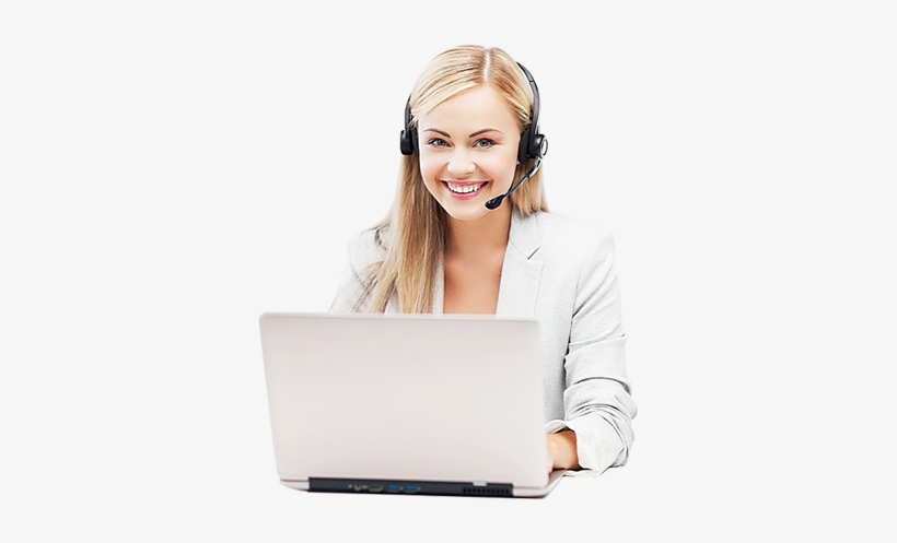 Corporate Office - Girl Call Centre Png - 348x417 PNG Download - PNGkit