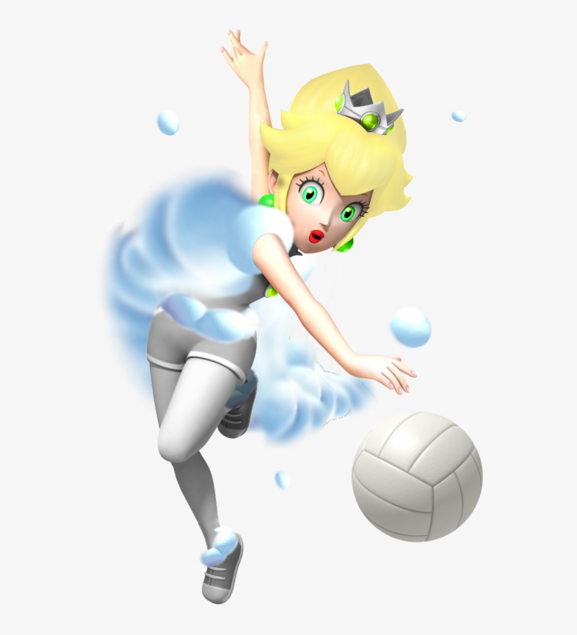 Princess Lumi - Volleyball - Mario Sports Mix Peach - 839x953 PNG ...