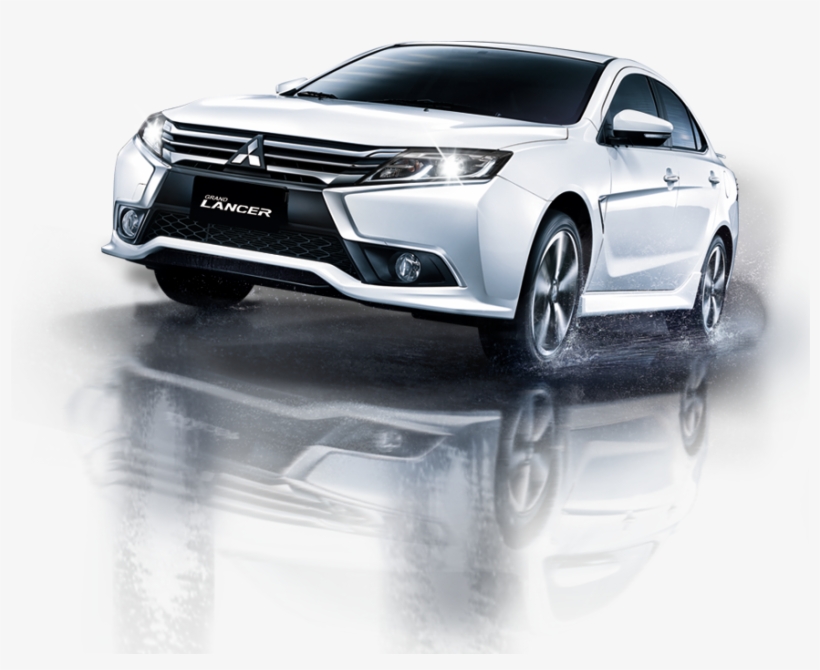 Download Transparent Car - White Mitsubishi Grand Lancer 2017 - PNGkit