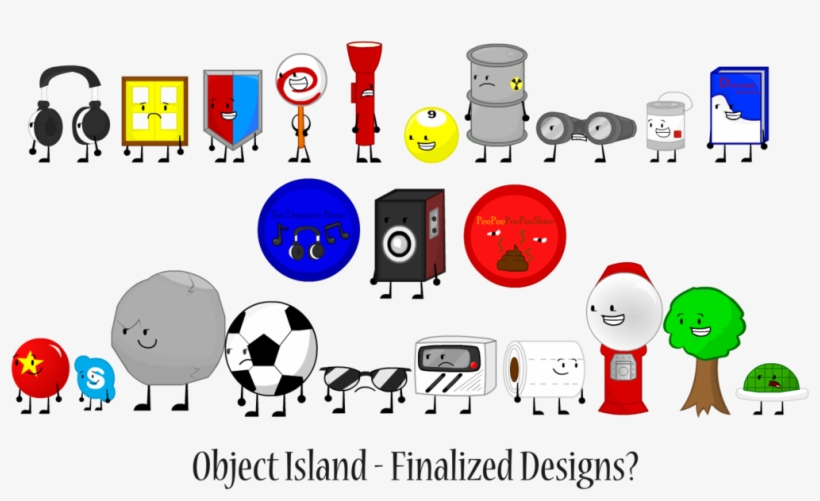 Object Island Finalized Designs - Object Island - 1024x624 PNG Download ...