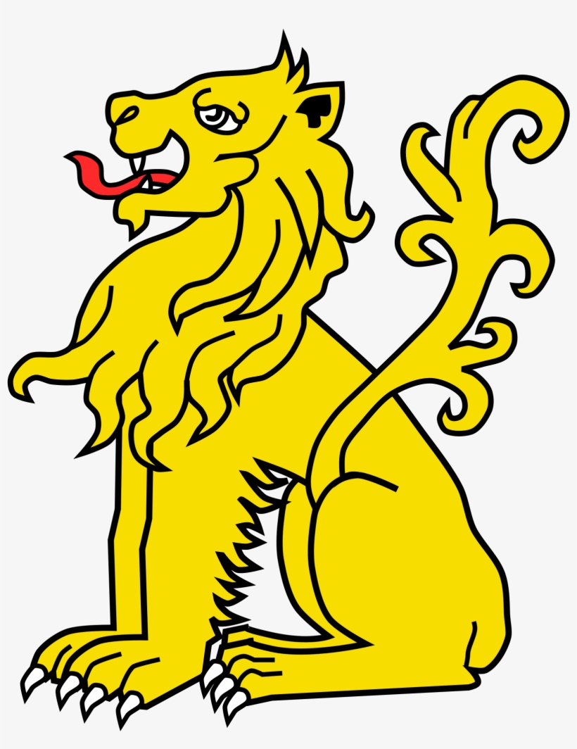 Open - Coat Of Arms Lion - 2000x2211 PNG Download - PNGkit