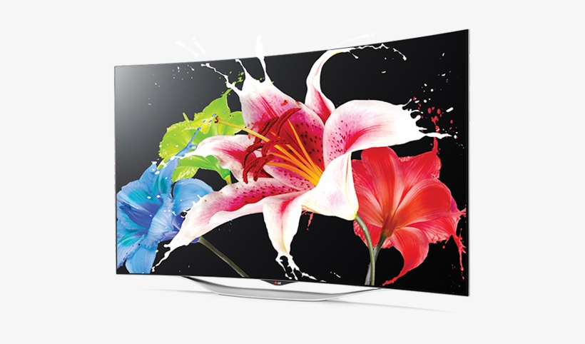 Lg 55 Inch - Oled Curved Tv Png - 499x402 PNG Download - PNGkit