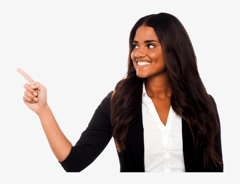 Free Png Women Pointing Left Png Images Transparent - Woman Finger ...