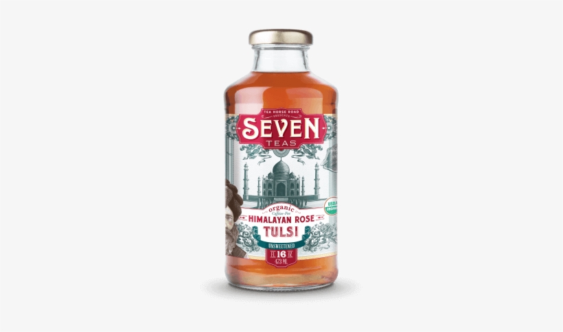 Seven Teas Tulsi Bottle 1 - Punch - 262x460 PNG Download - PNGkit