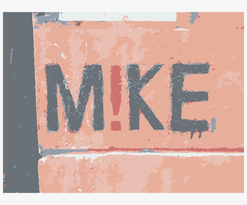 Mike Name Graffiti - 800x600 PNG Download - PNGkit