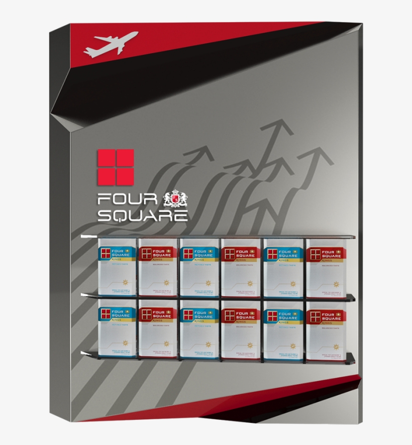 Four Square Cigarette Product Display Unit - Box - 700x959 PNG Download ...