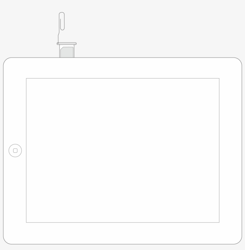 Ipad Sim Tray - Apple Ipad Family - 1560x1512 PNG Download - PNGkit