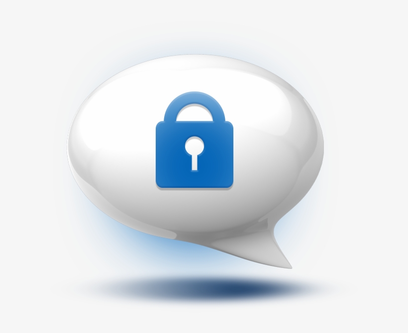 3d White Secure Messaging Featuredcontent - Message - 700x700 PNG ...