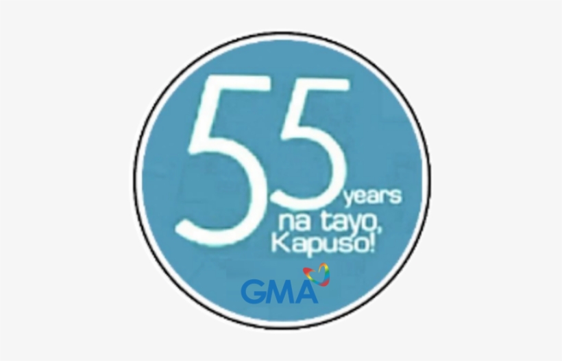 Gma 55th Anniversary 2d Logo - Logo - 600x450 PNG Download - PNGkit