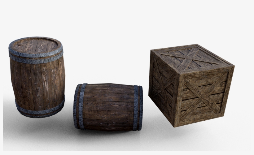 Barrel, Box, Wood, Png, Isolated - Barrel Box - 960x540 PNG Download ...