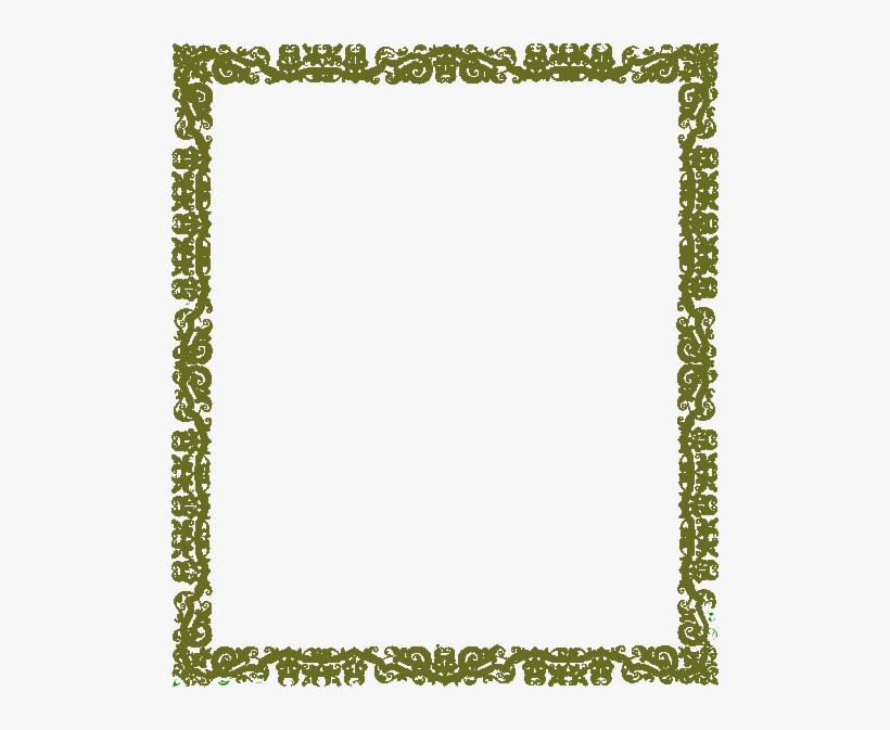 Green Border Design Hi2 - Blue Border Design - 504x593 PNG Download ...