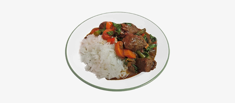 Plain Rice And Stew - Plain Rice With Stew - 400x300 PNG Download - PNGkit
