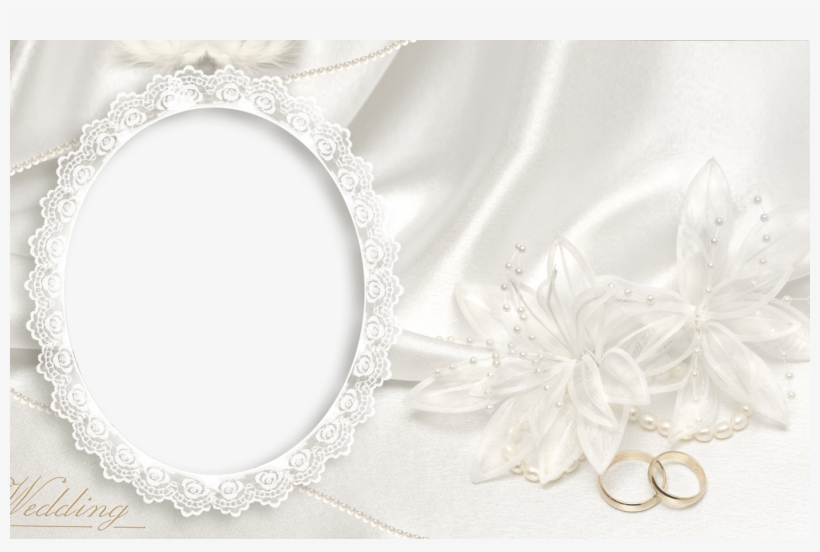 Transparent Soft Wedding Frame Gallery Yopriceville - Border Png ...