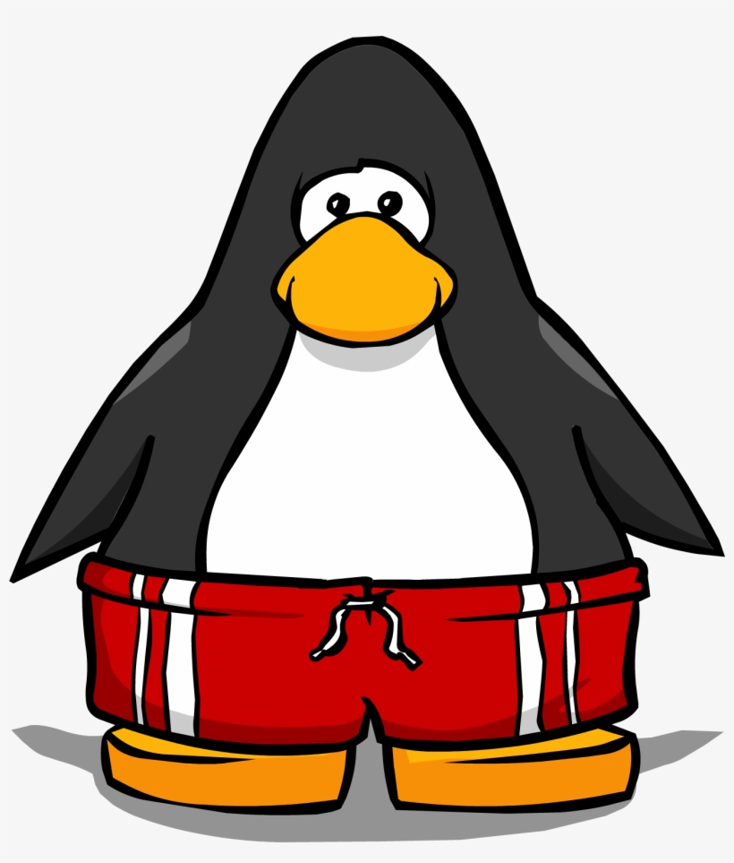 Red Shorts - Club Penguin - 1380x1554 PNG Download - PNGkit