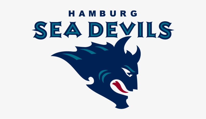 Hambourg Sea Devils Logo - Hamburg Sea Devils Shirt - 591x417 PNG ...
