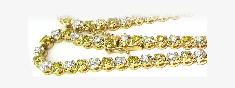 Download Transparent Custom Yellow Gold Diamond Chain - Chain - PNGkit