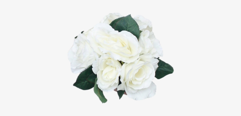 Use This Bouquet Of Crisp White Roses For Any Centerpiece, - Flower ...