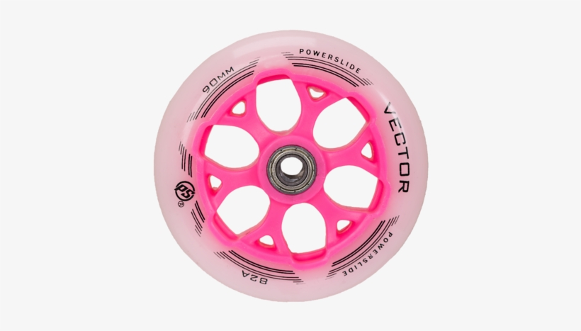 Wheel Vector Pink 90mm - Bearing - 399x400 PNG Download - PNGkit