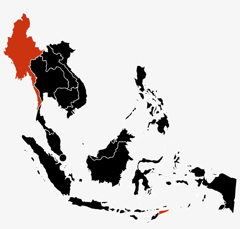 Open - South Asia Map Png - 2000x1695 PNG Download - PNGkit