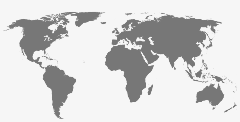 Where We Work - World Map - 1000x463 PNG Download - PNGkit