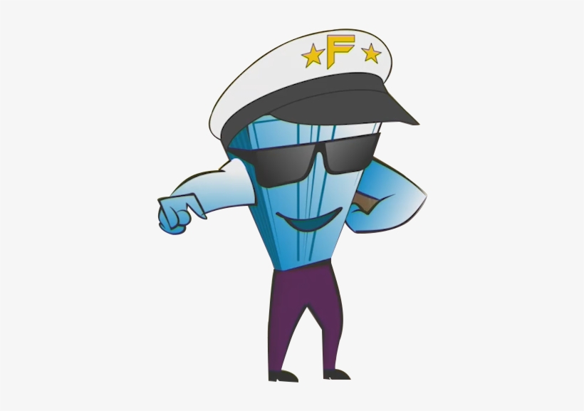 The Inimitable Mascot Captain Funtastic Steers The - Cartoon - 380x497 ...