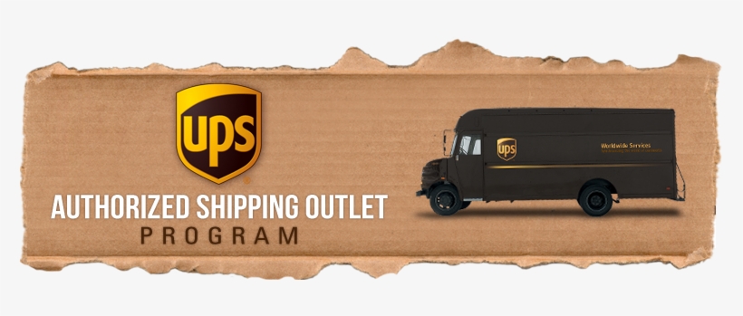 Track A Ups Package - Authorized Ship Center - 775x269 PNG Download ...