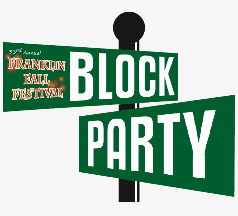 Fff Block Party - Block Party Street Signs - 808x663 PNG Download - PNGkit