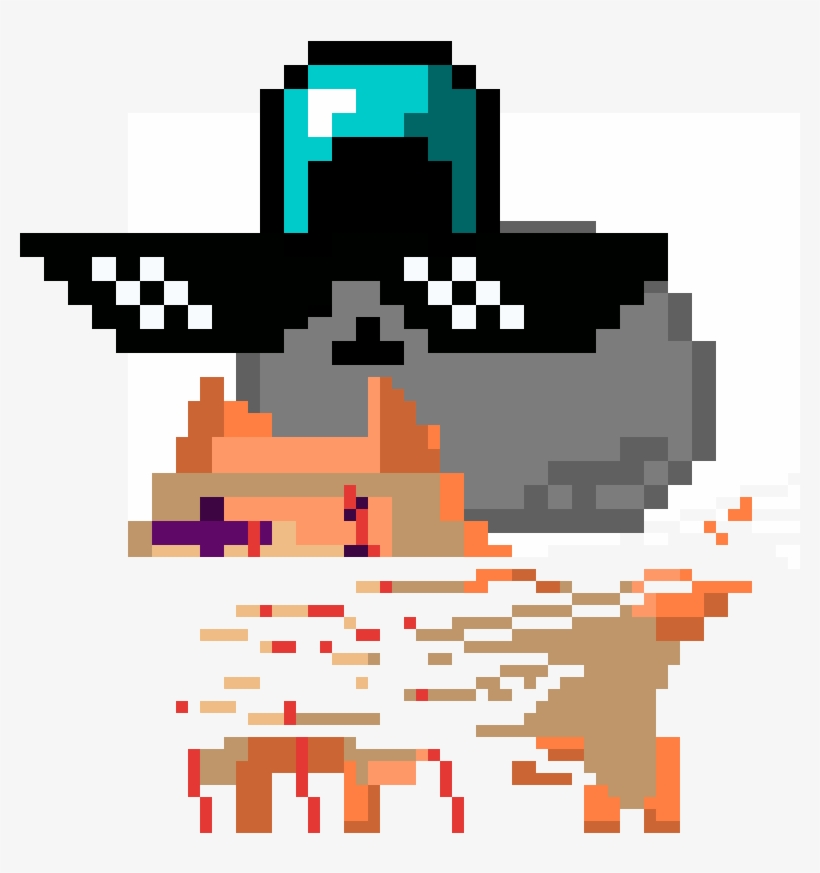 Dead Doge Mlg - Cartoon - 1200x1200 PNG Download - PNGkit