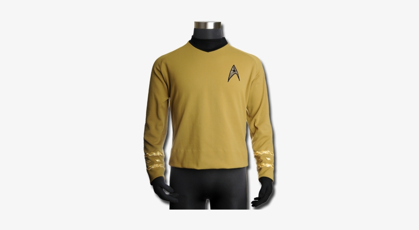 Star Trek Captain Kirk Tunic Replica - Star Trek Captain Kirk Gold ...
