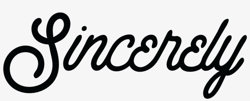 Sincerely Band Logo Black - Sincerely Png - 1200x426 PNG Download - PNGkit