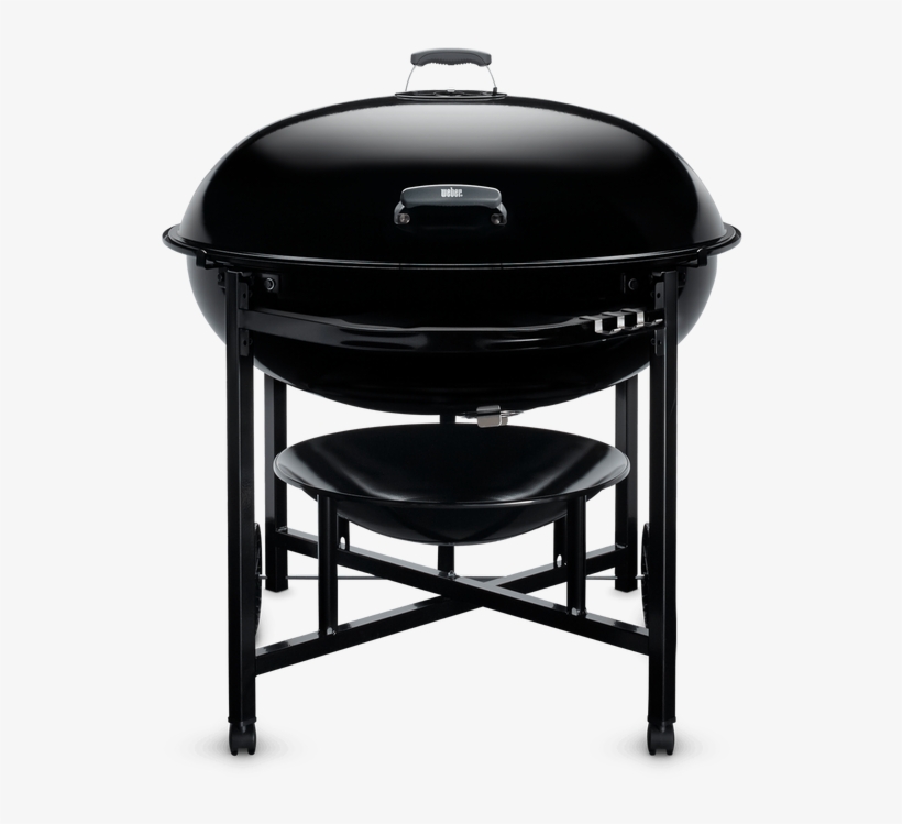 Weber Ranch Kettle Charcoal Grill - Mega Weber Grill - 750x750 PNG ...