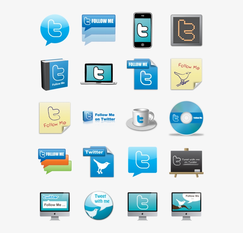 Twitter Icon Pack By Webdesigner Depot - Twitter Icons - 592x740 PNG ...
