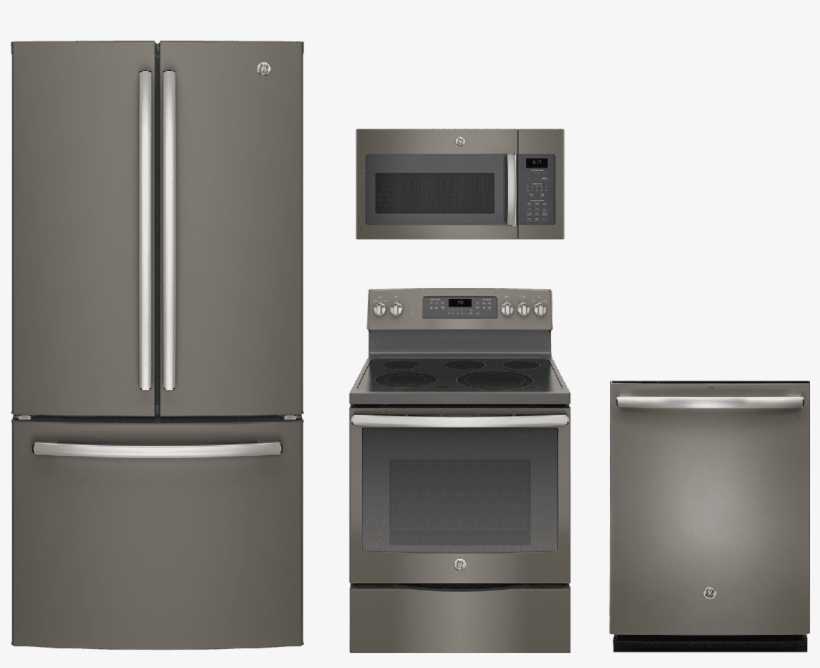 Ge® 4 Piece Kitchen Package Slate Gekitjb750ejes - Ge Jb750fjds ...