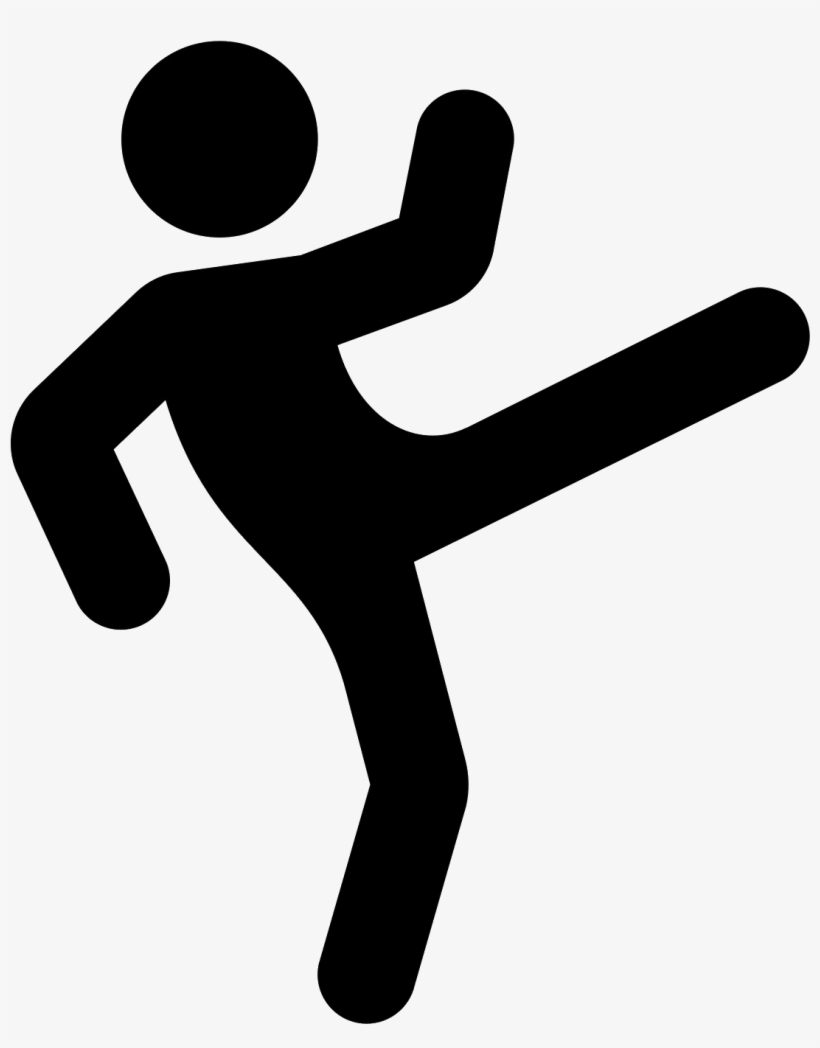 This Is An Image Of A Person Kicking - Kick - 1600x1600 PNG Download ...