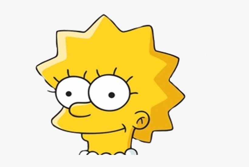 Lisa Simpson - Lisa From The Simpsons Head - 782x470 PNG Download - PNGkit