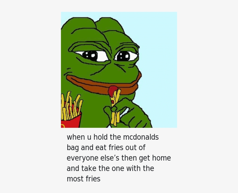 Food - Pepe The Frog Fries - 400x605 PNG Download - PNGkit