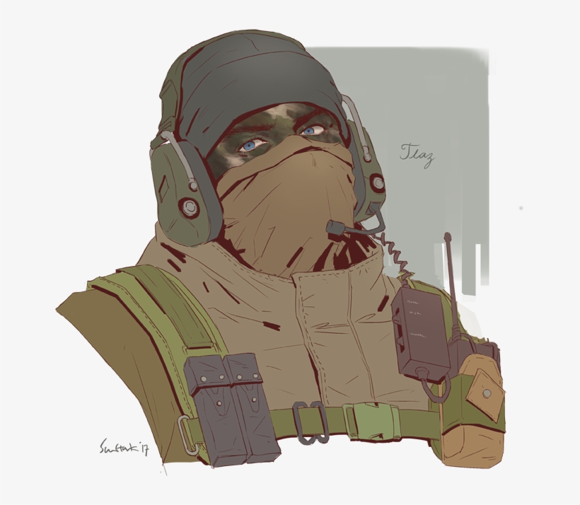 Pin By Kelvin Chen On Rs Pinterest - Rainbow Six Siege Glaz Drawing ...