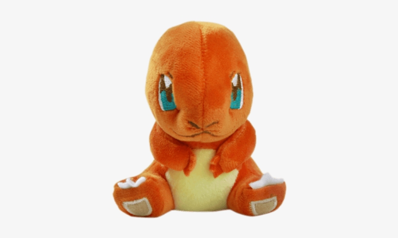 Charmander Front - Pokemon Charmander 4.5" Plush Doll - 600x600 PNG ...