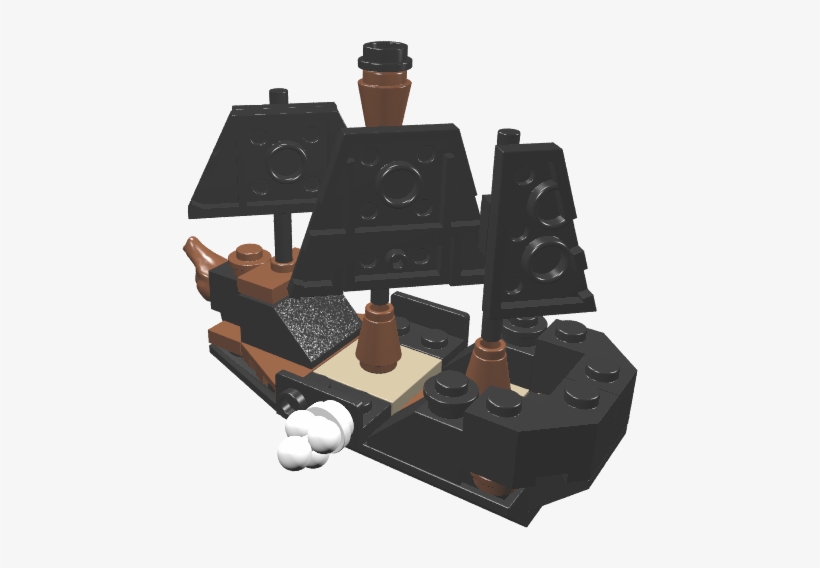Download Transparent Microscale Pirate Ship - Sitting - PNGkit