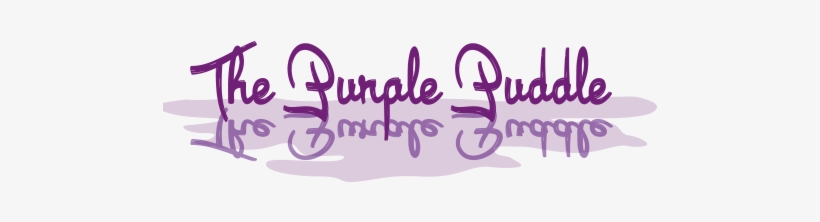 The Purple Puddle - Calligraphy - 500x500 PNG Download - PNGkit
