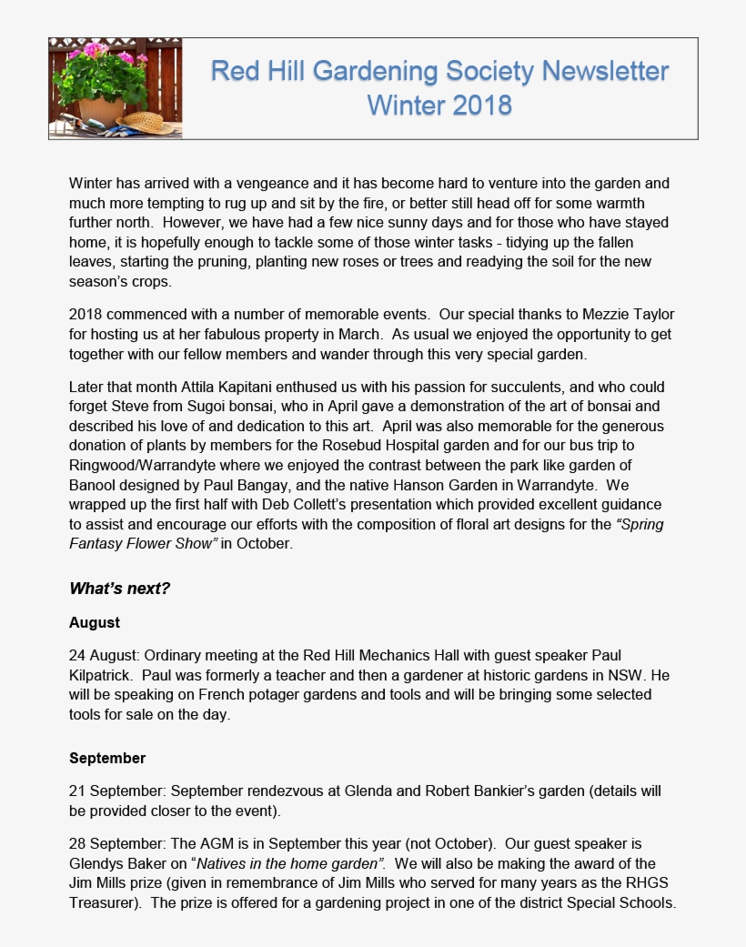 Winter 2018 Newsletter - Education - 730x987 PNG Download - PNGkit