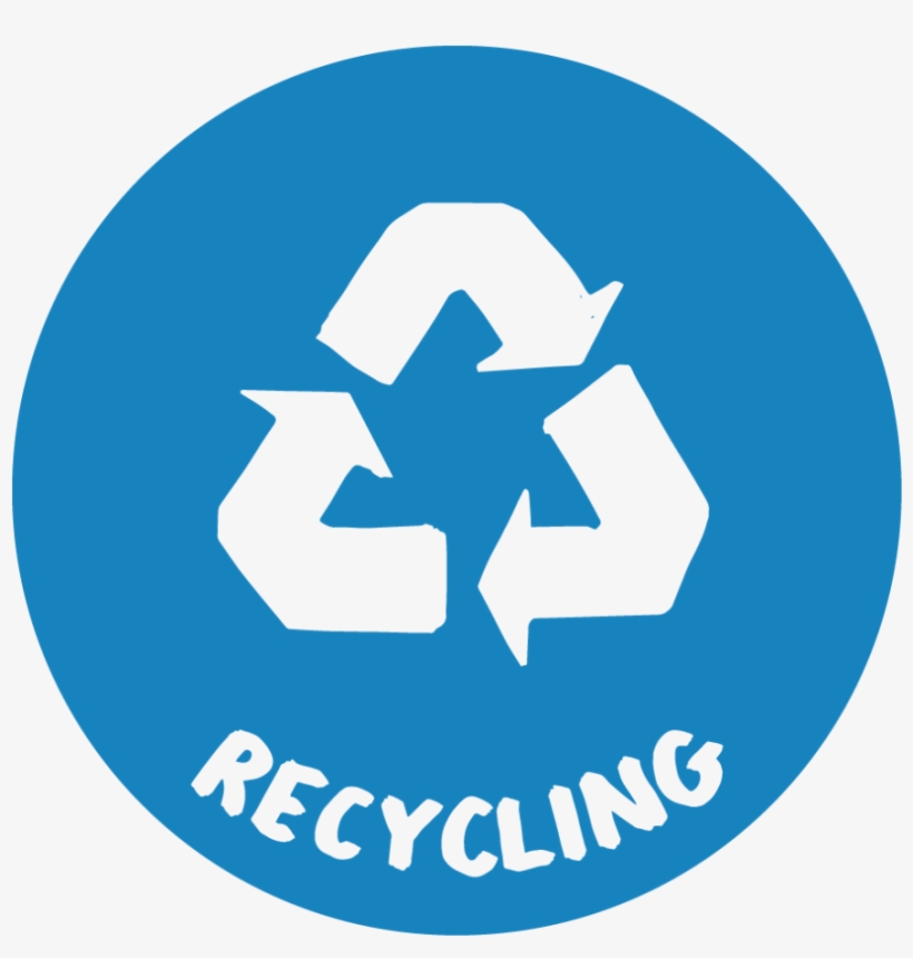 Recycling Refuse Bin Label Zero Waste In Landfill Wmeac - Recycle Round ...